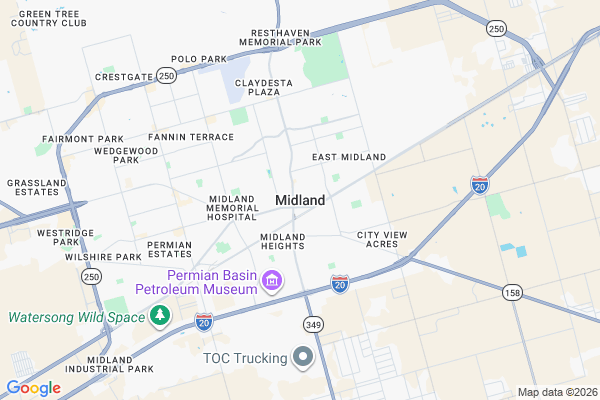 Service Area & Hours | Midland Asphalt Service